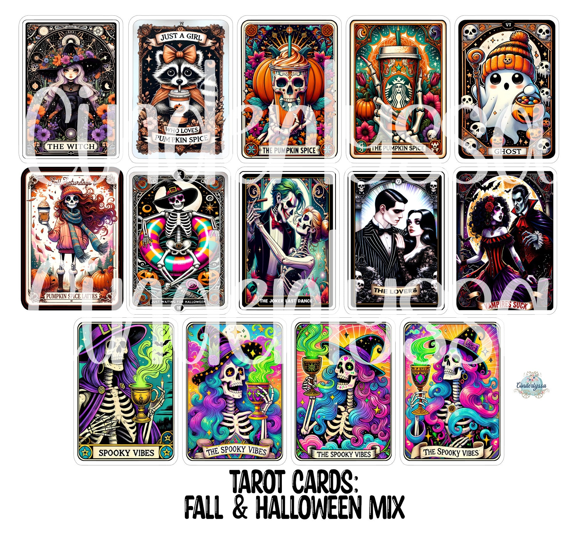Tarot Cards: Fall, Halloween, Christmas, Professions, Patriotic, Vol ...