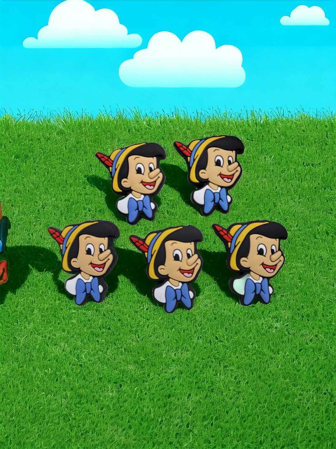 Pinocchio Face Silicone Focal Bead - 0622 – Cinderlyssa