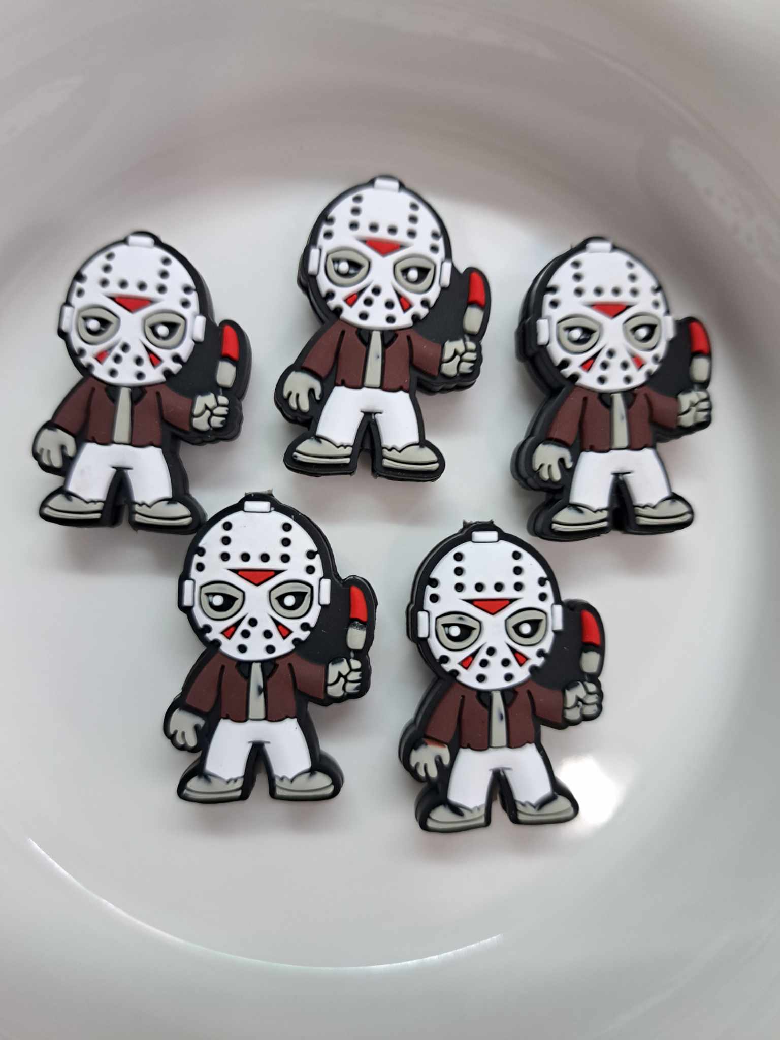 Jason with Knife: Style 1 (Brown Shirt & White Mask) Full Body Hallowe – Cinderlyssa