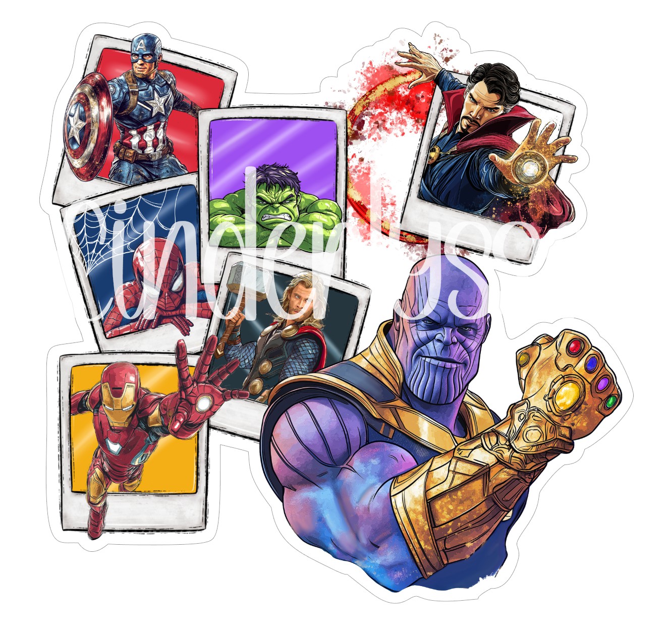 Marvel Collage Cardstock Silicone Mold, Aroma Bead Molds, Premium Card ...