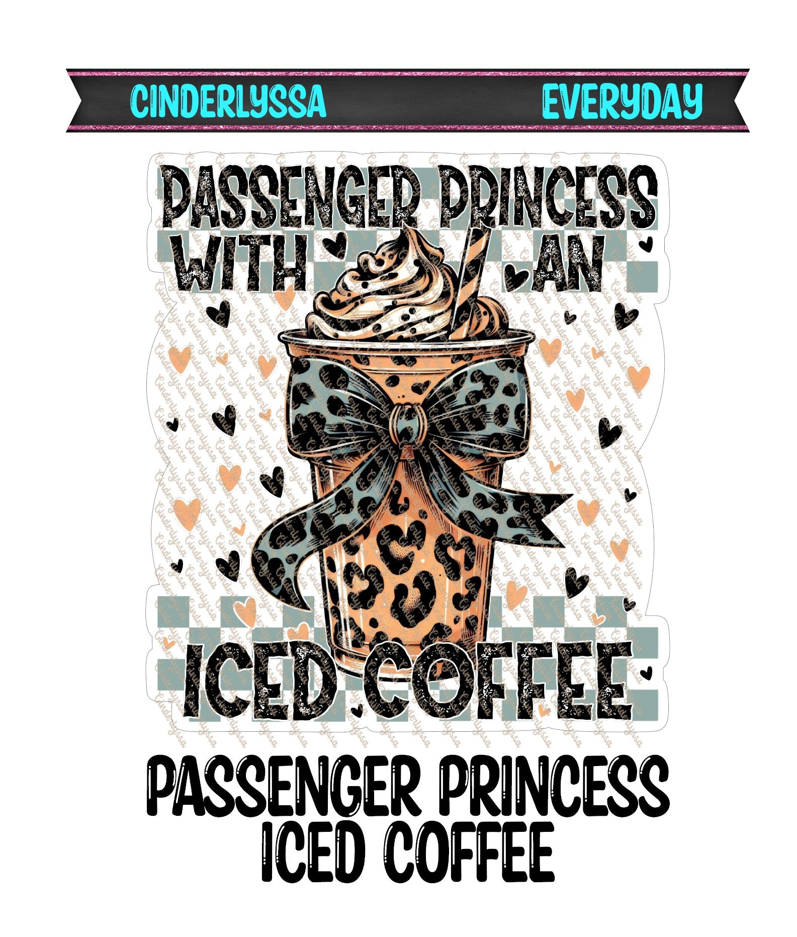 Passenger Princess Iced Coffee Cardstock Silicone Mold, Aroma Bead Mol ...