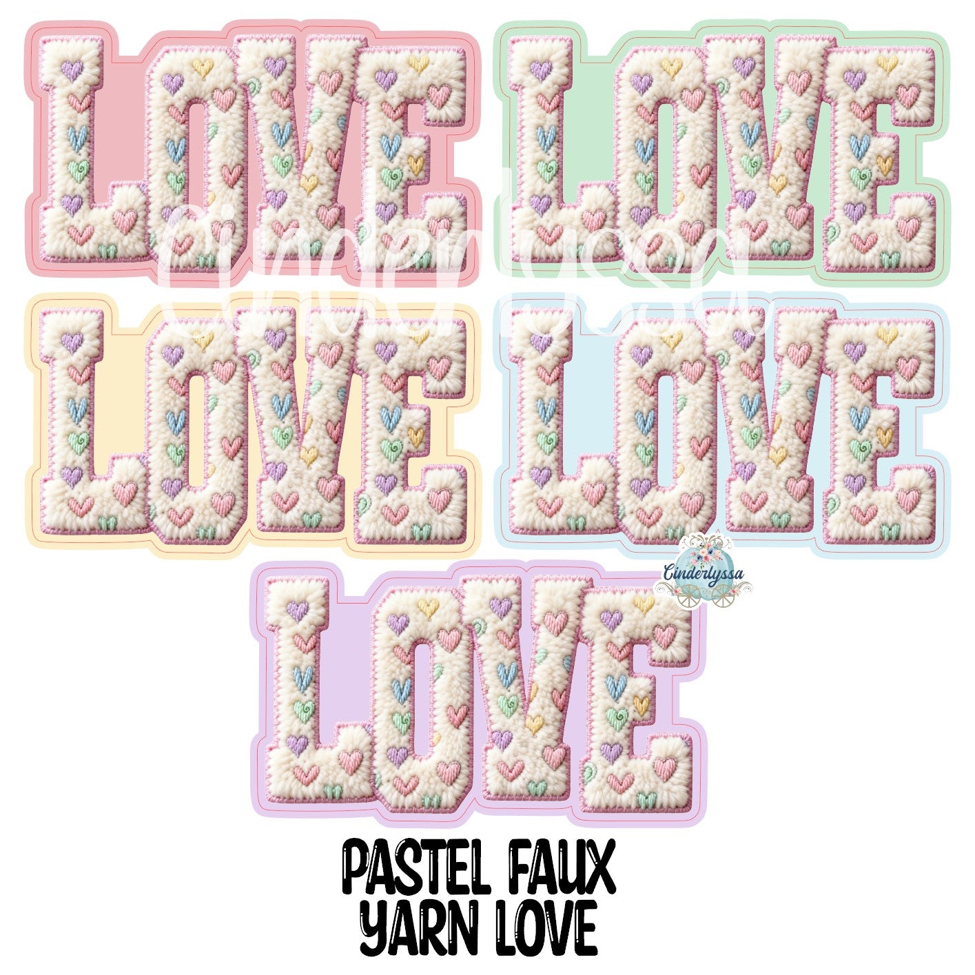 Pastel Faux Yarn Love Cardstock Silicone Mold, Aroma Bead Molds, Premi ...