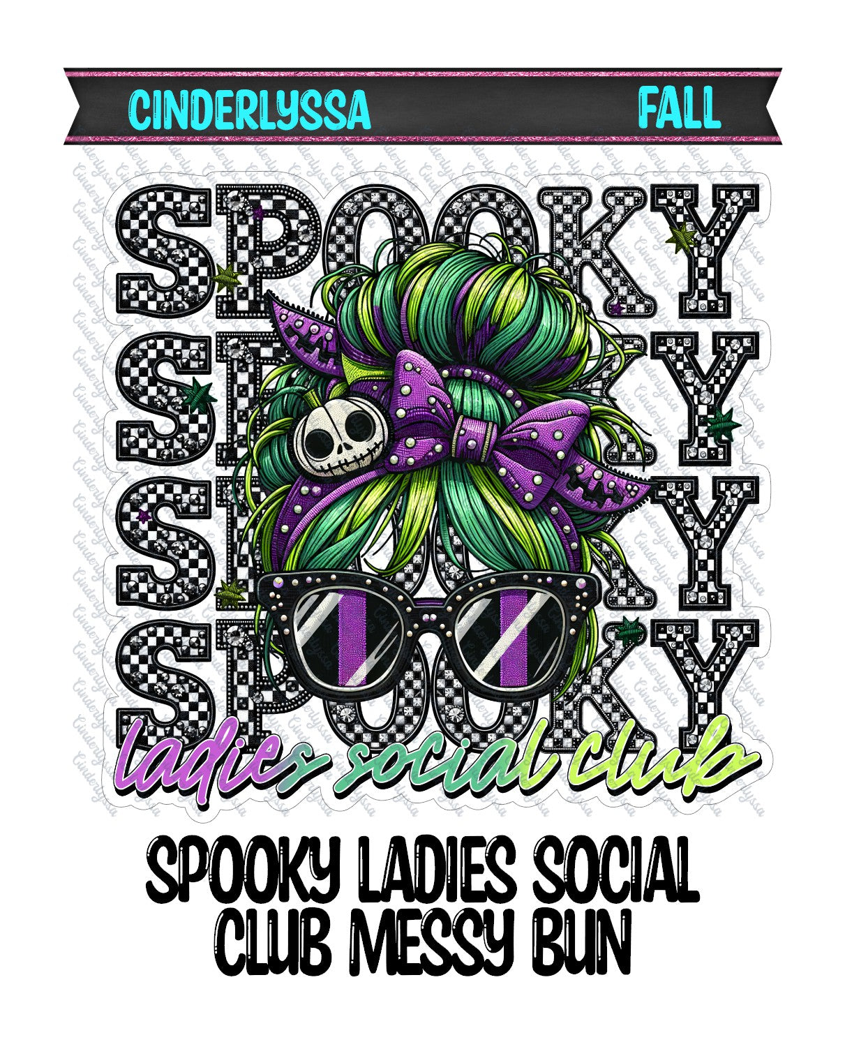 Spooky Ladies Social Club Messy Bun Cardstock Silicone Mold, Aroma Bea ...