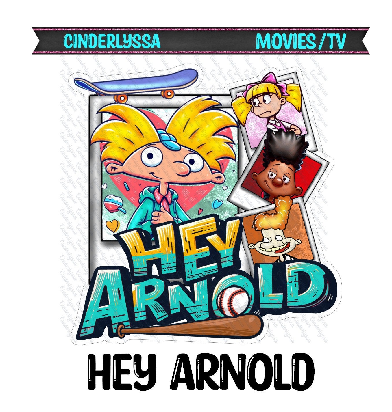 Hey Arnold: With Friends Cardstock Silicone Mold, Aroma Bead Molds, Pr ...
