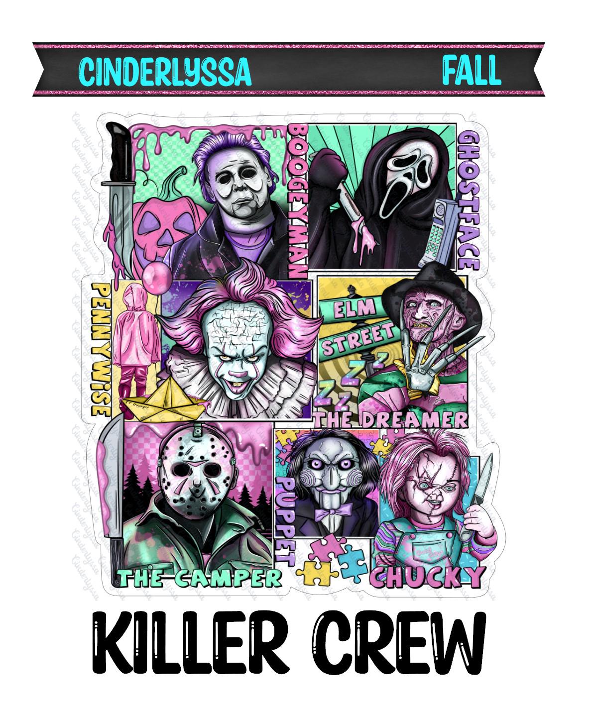 Killer Crew: Horror Movie Killer Collage Cardstock Silicone Mold, Arom ...