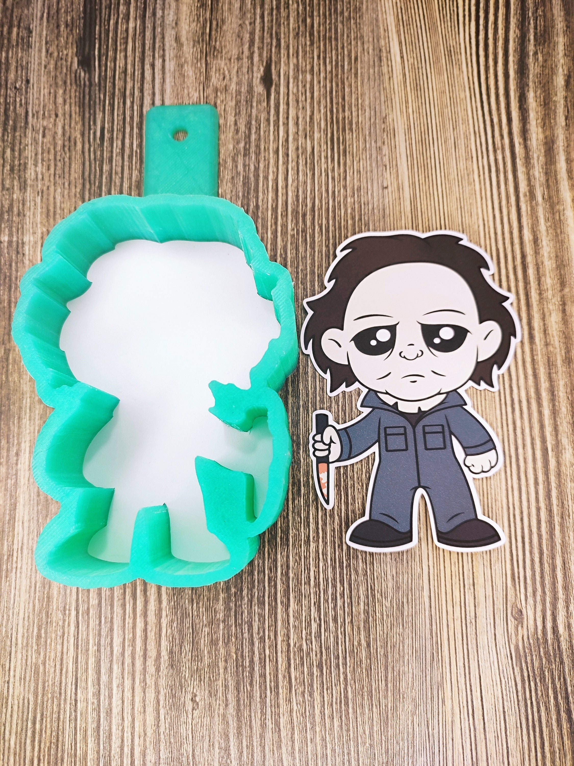 Michael Myers/Halloween/Horror Movie Silicone Mold, Aroma Bead Molds ...