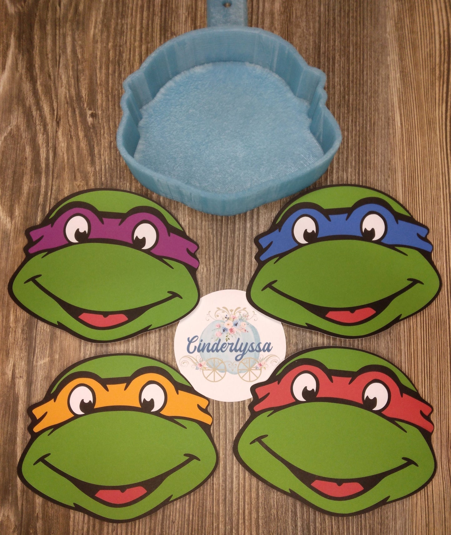 TMNT Teenage Mutant Ninja Turtles With Multiple Color Insert Options C ...