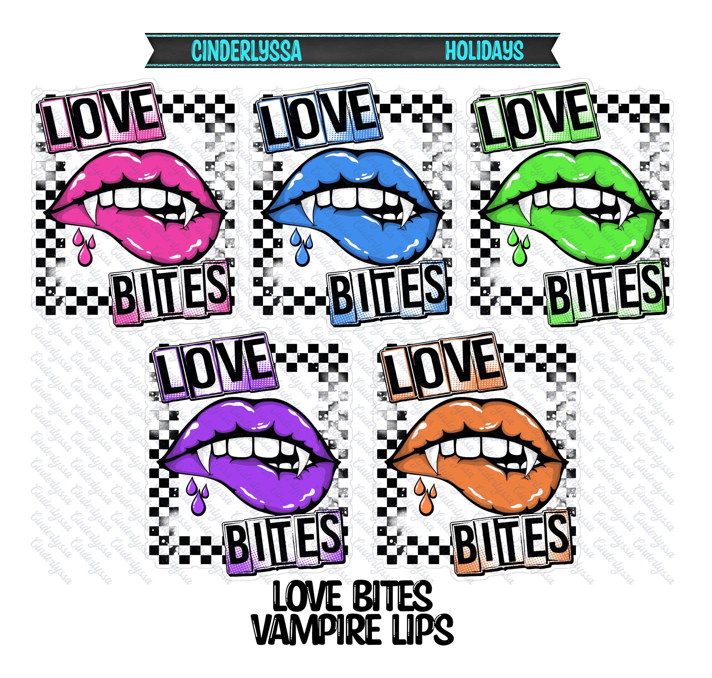 Love Bites Vampire Lips Cardstock Silicone Mold, Aroma Bead Molds, Pre ...