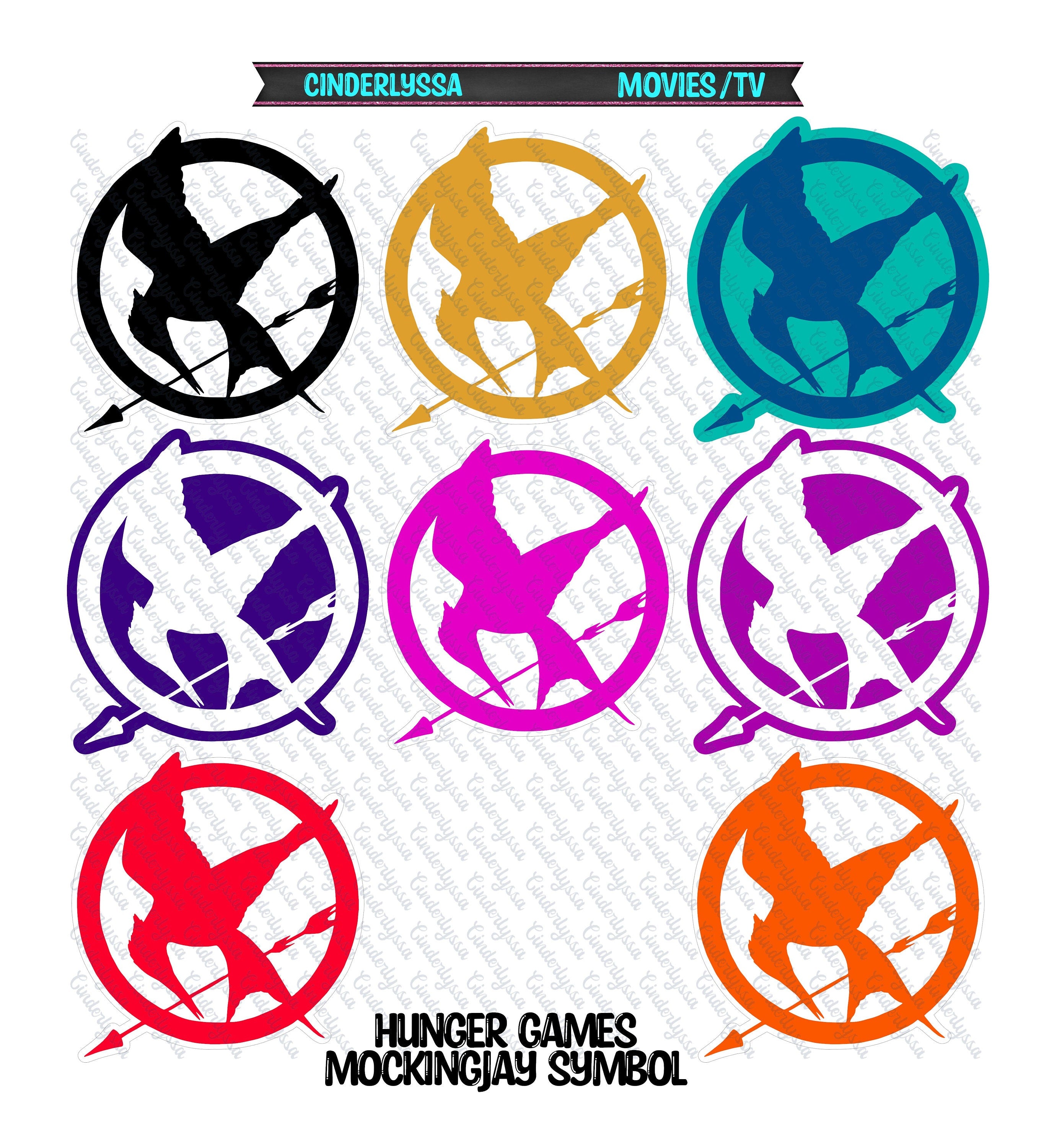 Hunger Games Mockingjay Symbol - Movie Inspired Cardstock Silicone Mol ...