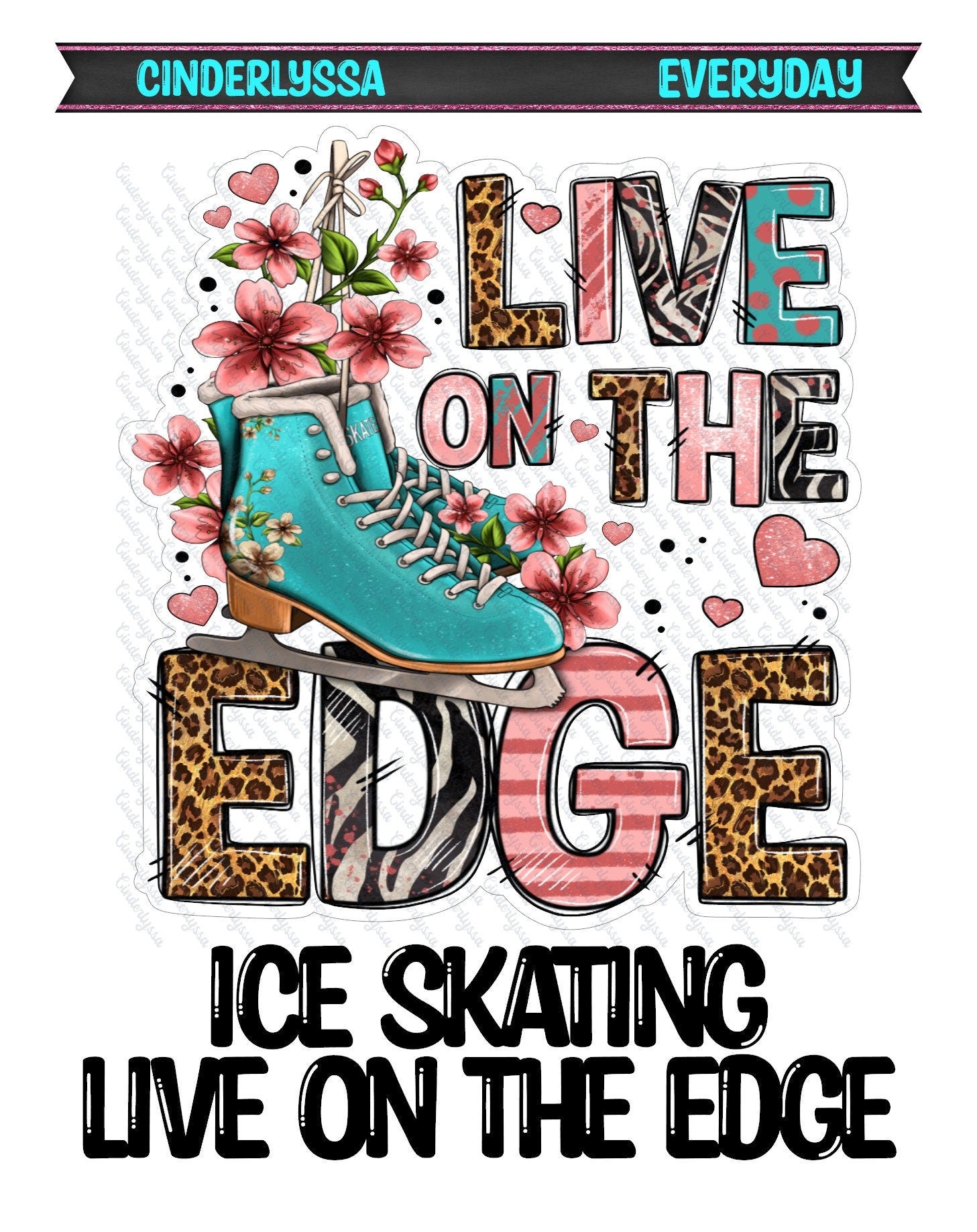 Ice Skating Live on the Edge Cardstock Silicone Mold, Aroma Bead Molds ...